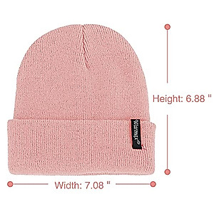 Durio Black Beanie Baby Beanie Knit Baby Boy Beanie Soft Baby Boy Hats Thick Baby Hat Toddler Winter Hat A Black 0-3T