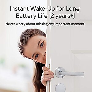 Zwave Door Sensor Aeotec Recessed Door Sensor 7, Z-Wave Plus Enabled Smart Door Sensor Battery Powered, SmartStart S2, Zwave Hub Required SmartThings Fibaro Home Centre 3 Hubitat