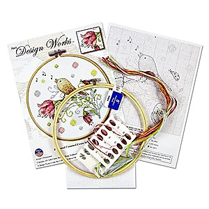 Design Works Crafts Janlynn Counted Cross Stitch Kit, Bird