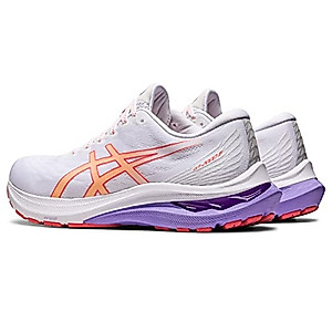 ASICS GT-2000 11 Shoes for Women - Jacquard Mesh Upper, Lace Up Closure, Classy, and Comfy Wear White/Summer Dune 9 B - Medium