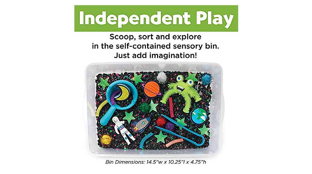 Creativity for Kids Outer Space Sensory Bin for Toddlers