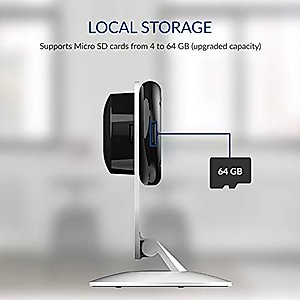 Kami by YI 4pc 1080p Cameras For Home Security with Human Detection, Activity Zone, Seamless Footage Playback with Phone APP - Compatible with Alexa and Google Assistant