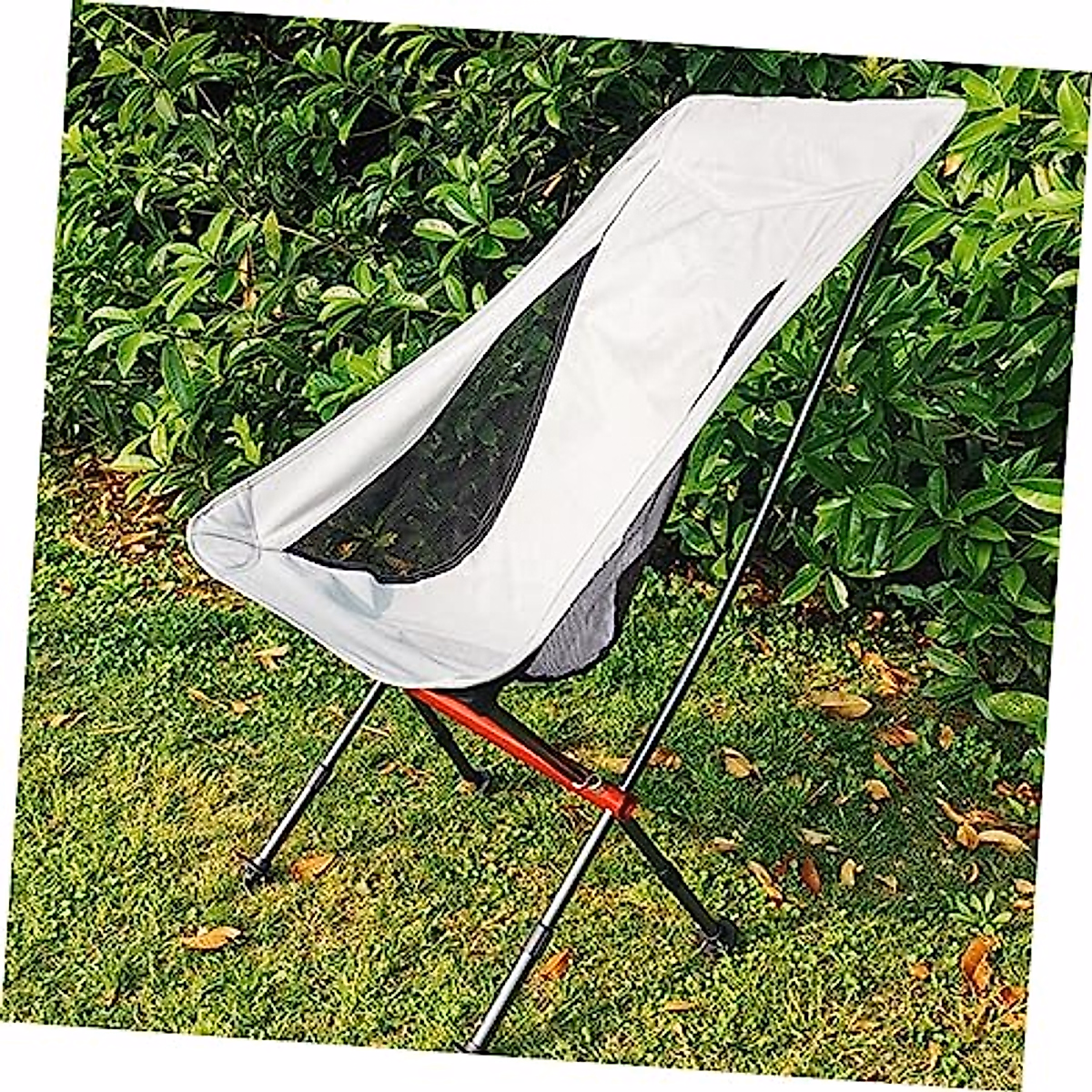 BESPORTBLE 1pc Aluminum Alloy Moon Chair Barstool Chairs Portable Folding Chairs Foldable Chairs Outdoor Camping Chair Foldable Portable Beach Chair Back Support Camping Chair Beach Stool