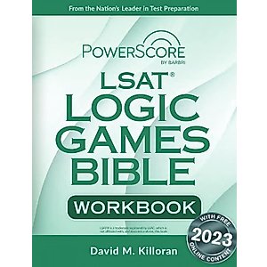 The PowerScore LSAT Logic Games Bible Workbook (LSAT Prep)