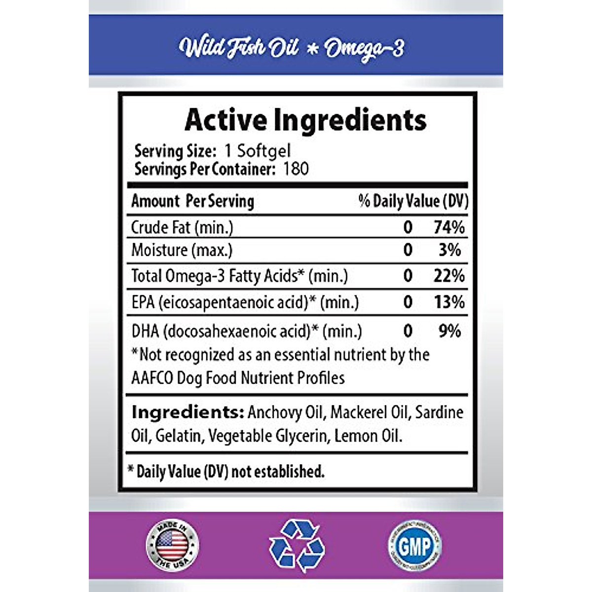 PET SUPPLEMENTS cat Omega 3 Fatty acids - Omega 3 - for Cats - Heart Brain and Joint Function - SOFTGELS - cat Joint Health Supplement - 1 Bottle (180 SOFTGELS)