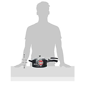 Hawkins Hevibase IH35 Pressure Cooker, 3.5 Liters, Silver