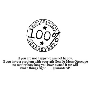 【Lifetime Warranty】4th Generation Doctor Mom LED Pocket Pro Otoscope with Both Adult and Pediatric Disposable Specula Tips, Battery, and Protective Hard Plastic Case