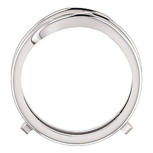 14k White Gold Ring Guard Size 6.5 Jewelry for Women