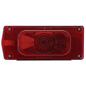 Optronics ST37RS ST-37RS Tail Light with License Light, Red