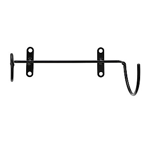 Hipiwe Pack of 6 Wall Mounted Wine Racks - Red Wine Bottle Display Holder with Screws, Metal Hanging Wine Rack Organizer for Beverages/Liquor Bottles Storage