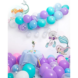 MOMOHOO Clear Balloons Transparent Balloons - 70Pcs 10inch/5inch Clear Bubble Balloons Birthday Party Balloons, Premium Latex Ballons, Clear Balloons Different Sizes for Baby Shower Party Supplies