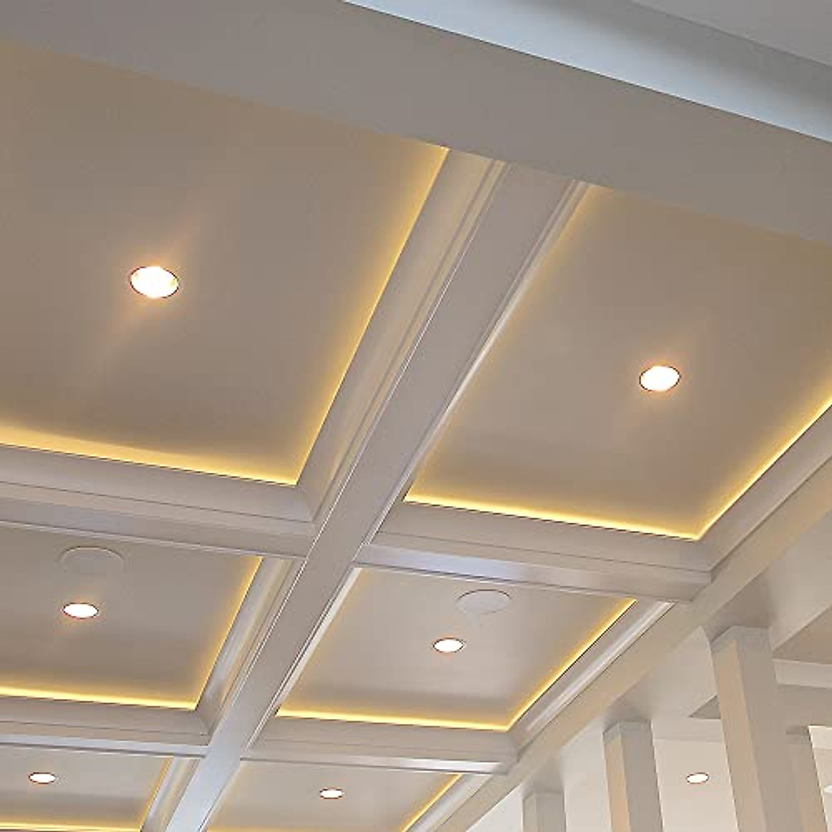 Maxxima PAR38 LED Indoor/Outdoor Light Bulbs - 3000K Warm White Light, 1275 Lumens, 15 Watts, 100 Watt Equivalent Dimmable Flood Light, 90 CRI, Energy Star, Wet-Rated for Outdoor Security Use - 4 Pack