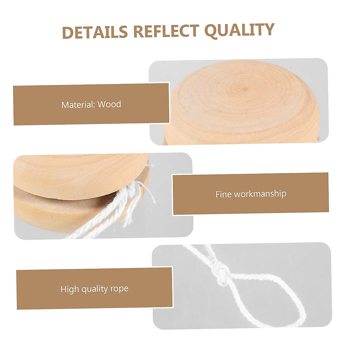 30 pcs Control Responsive Beginners Art Bearing Prizes Blank Xmas Boys and Favors Funny Children Birthday Stuffers Wood Wooden Craft Hand Party Bag Adults Unfinished