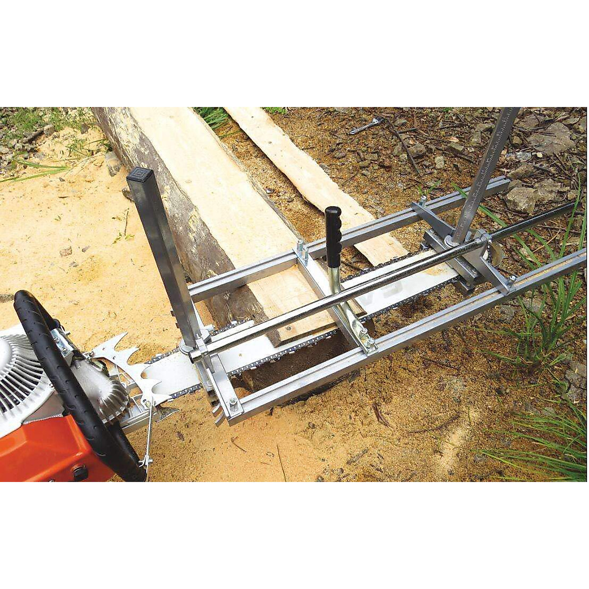 chainsaw mill Portable Chainsaw mill 36" Inch steel and Aluminum Planking Milling Bar Size Cutting Milling (36“)