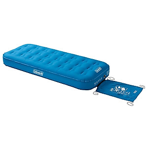 Coleman Single Airbed Extra Durable, Inflatable, Camping Bed, Blue, 198 x 82 x 22 cm, Supports up to 148 kg