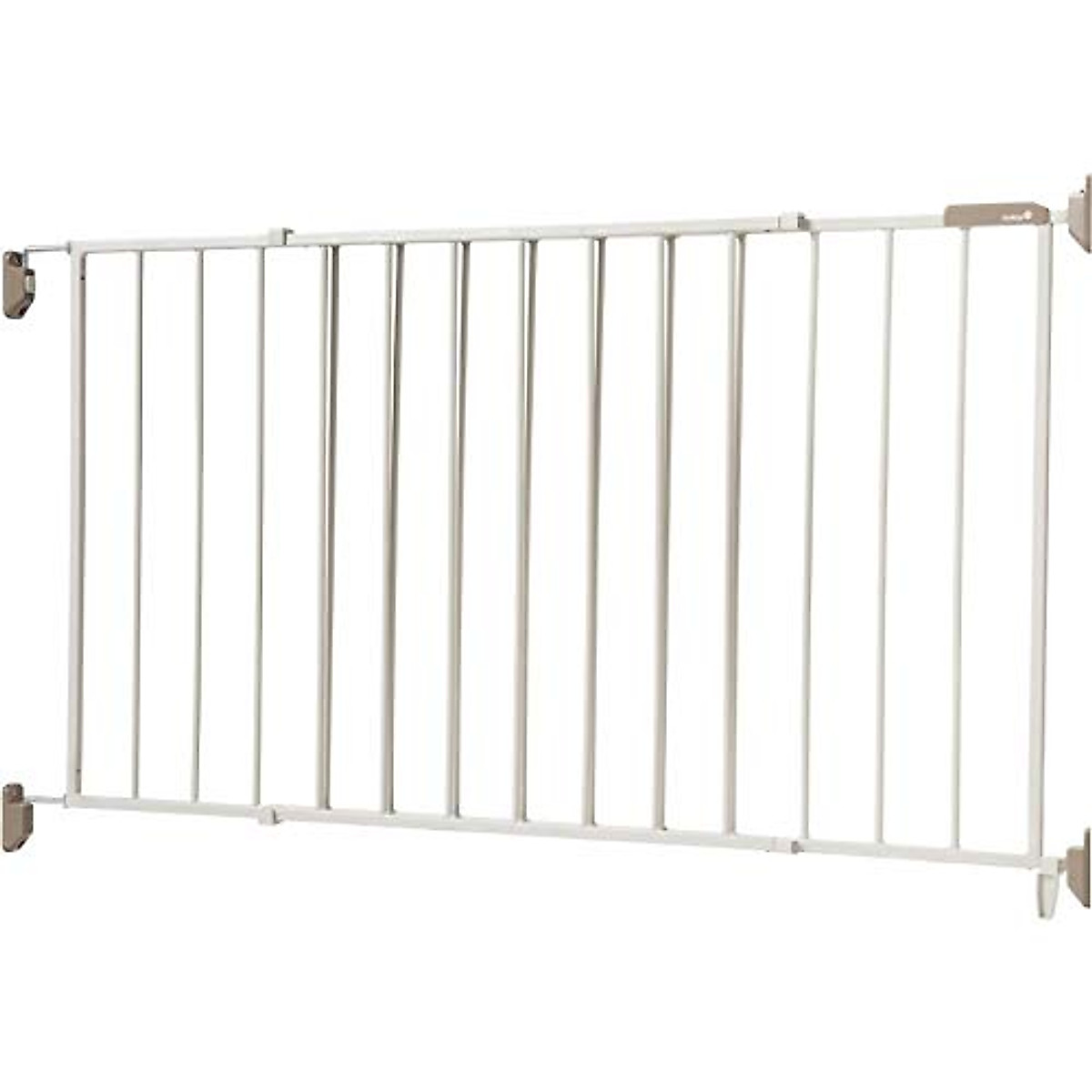 Sliding Metal Safety Gate - White, 40" to 64"