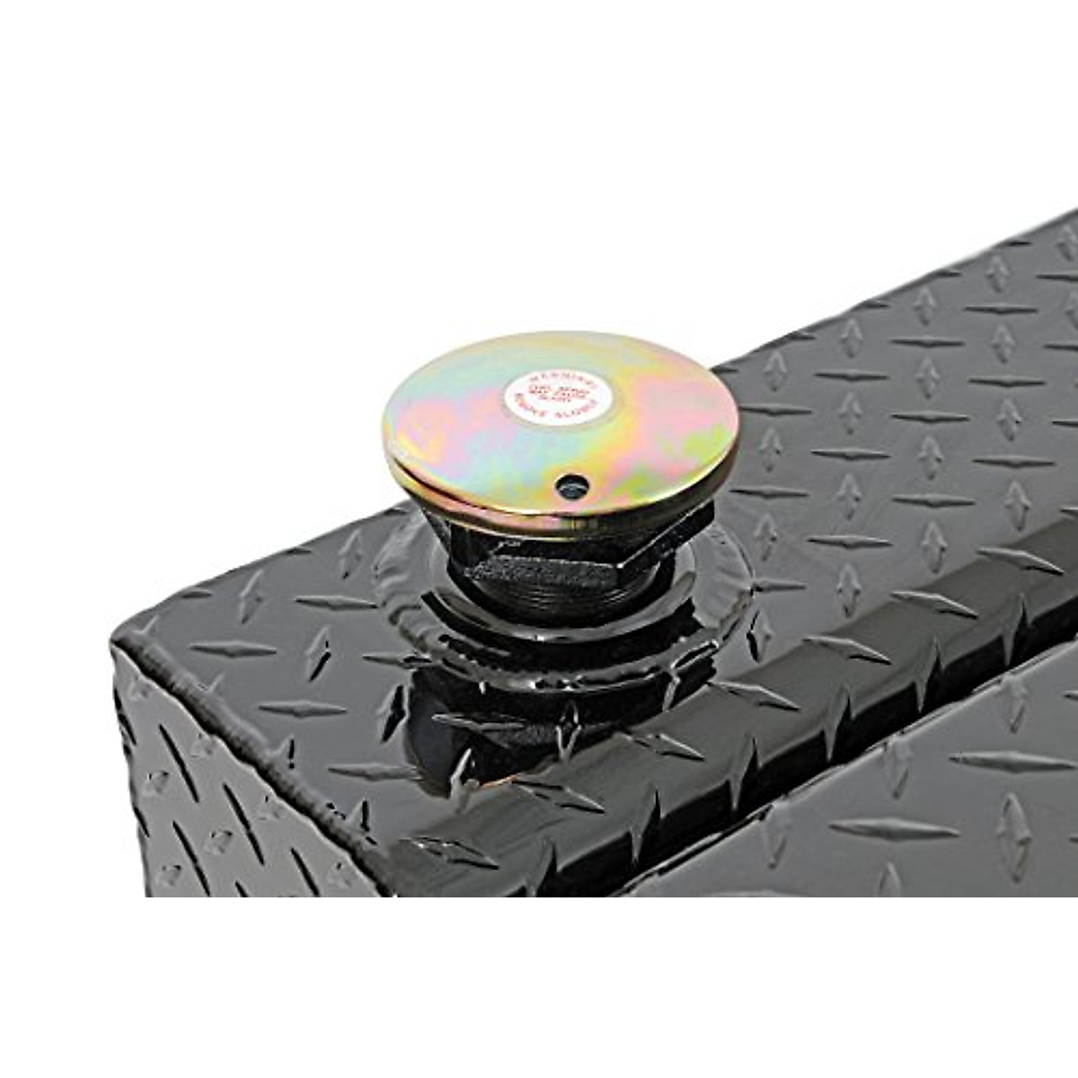 Dee Zee DZ91742XB (92 gallon) Auxiliary Diesel Combo Transfer Tank & Tool Box - Black Aluminum