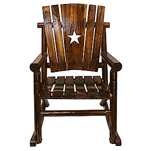 Char-Log Single Rocker with Star