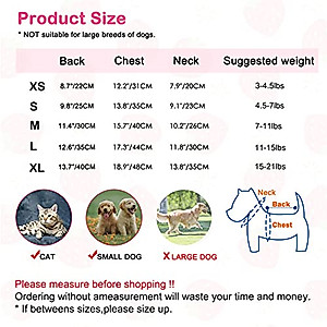 Rypet Small Dog Pajamas 2 Pack - Cute Cat Pajamas Onesie Soft Puppy Rompers Pet Jumpsuits Cozy Bodysuits for Small Dogs and Cats（Blue + Red）