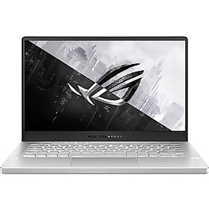 ASUS ROG Zephyrus 14 inches FHD（1920x1080） 144Hz Display, Gaming Laptop, AMD Ryzen 7 5800HS, 16GB RAM, NVIDIA GeForce RTX 3060, 1TB SSD, Backlit KB, Wi-Fi6, HDMI, Win11, Moonlight White, W/GaLiMu