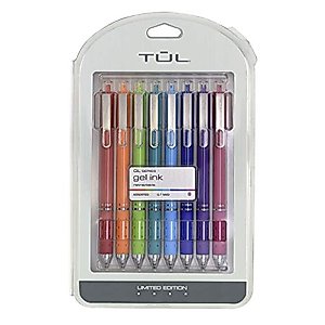 TuL Limited Edition Candy Brights Rollerball Gel Pens with Archival Grade Ink - 8 Pack