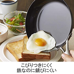Vita Craft 2006 Rust Resistant, Non-Sticking, Super Iron, Deep Fry Pan, 11.0 inches (28 cm), Frying Pan, Made in Japan, Artisan Squeeze Processing, Gas IH Compatible