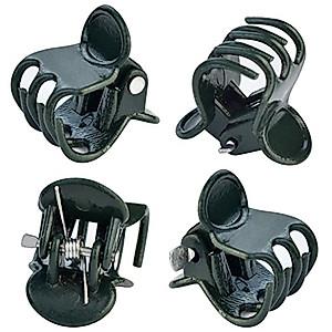 baotongle 100 pcs Plant Clips, Orchid Clips Plant Orchid Support Clips Flower and Vine Clips for Supporting Stems Vines Grow Upright Dark Green