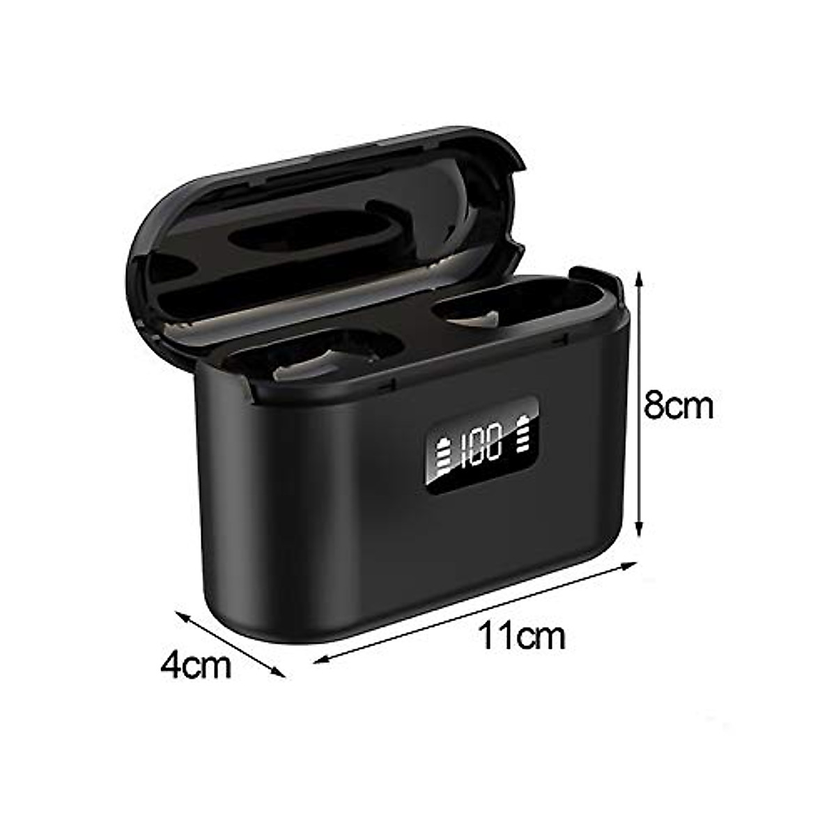 Heave True Wireless Earbuds,Touch Control Mini Bluetooth 5.1 Earphones Mini Portable Stereo Headsets in‑Ear Hands-Free with Charging Bo(IPX7 Waterproof) for Sports/Driving/Travel Yellow