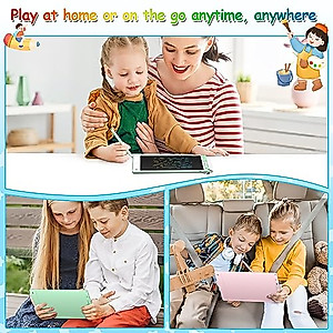 2PACK LCD Writing Tablet (Pink＆Green),Toddler Drawing Board Toys for Kids Learning & Education,10in Erasable Drawing Doodle Board,Toddler Birthday Gift for Boys Girls 3 4 5 6 7 8 Year Old