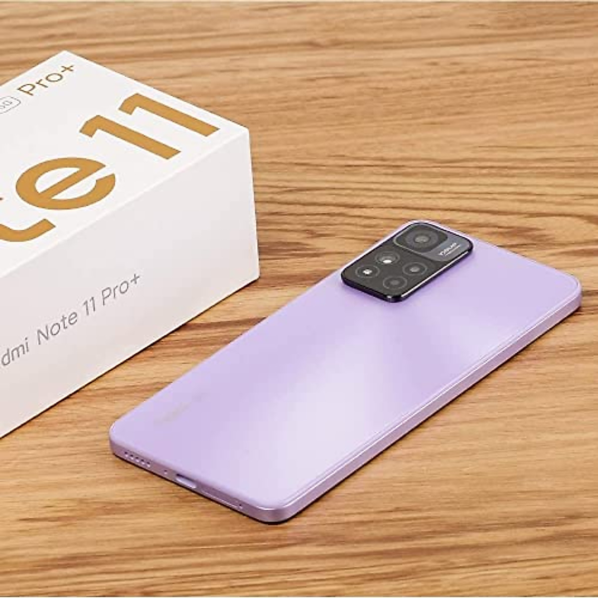 Xiaomi Redmi Note 11 Pro+ Plus 5G + 4G 128GB + 8GB Unlocked 6.67" 108MP Night Mode (Not Verizon Sprint Boost Cricket Metro At&T) + (w/Fast Car 51W Charger Bundle) (Purple)
