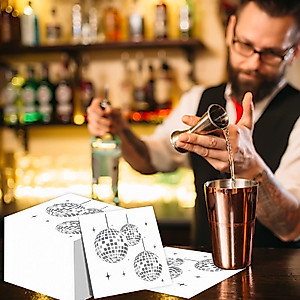 50 Pack 70s Disco Party Napkins 70’s Disco Party Supplies Decorations Disco Ball Paper Stylish Disposable Napkins for 80s 90s Engagement Birthday Baby Shower Hip Hop Boogie Dance Party Favors