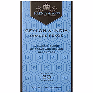 Harney & Sons Black Tea, Orange Pekoe, 20 Tea Bags