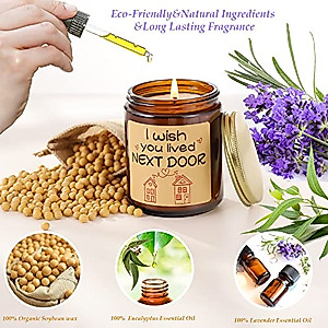 Birthday Gifts for Women Men,Gifts for Girlfriend Sister,Valentine's Day Gift.Friendship Gifts for Best Friends,Lavender Scented Candles for Birthday Gifts,Housewarming Gifts ect(7oz)