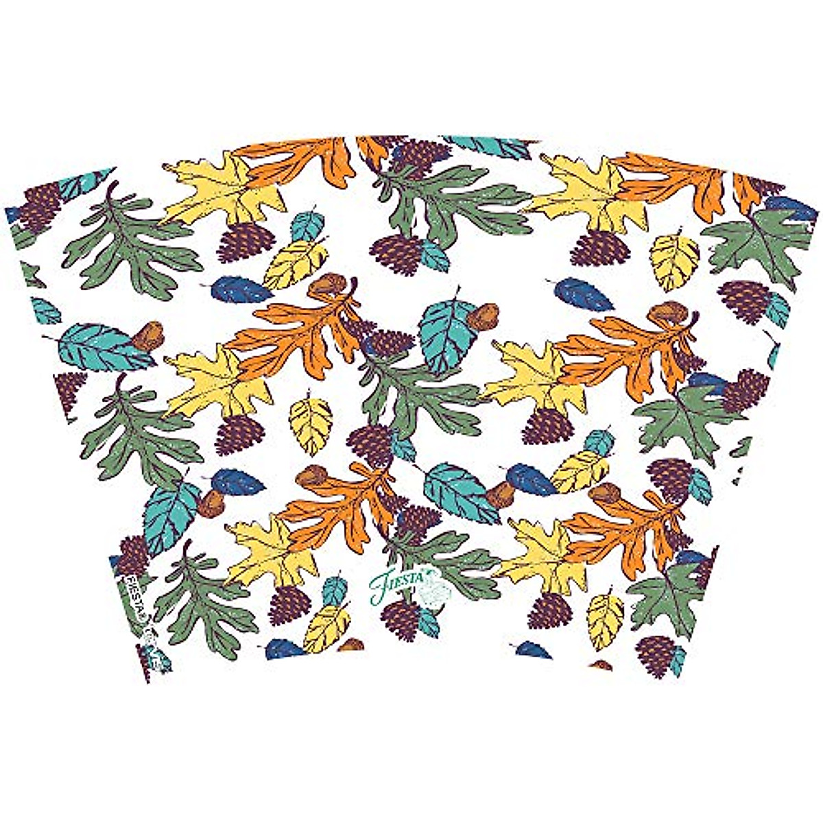 Tervis Fiesta Thanksgiving Butterscotch Fall Leaves Made in USA Double Walled Insulated Tumbler Travel Cup Keeps Drinks Cold & Hot, 24oz, Lidded