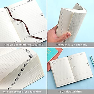 GuaziV Planner 2023-2024, Monthly & Weekly & Daily Planner to Increase Productivity, A5 Day Business Work Planners for Men Women (Black)