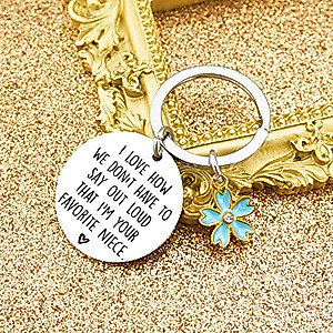 ibiwe Womens Stcoking stuffers Women Stockings Stuffer Adults Teens Teen Boys Girls Christmas Coolest Gifts for Women Aunt Gifts From Niece Aunty Keychain Sweet Birthday Gift for Wedding Thanksgiving