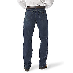 Wrangler mens 20x 01 Competition Relaxed Fit jeans, River Wash, 34W x 34L US