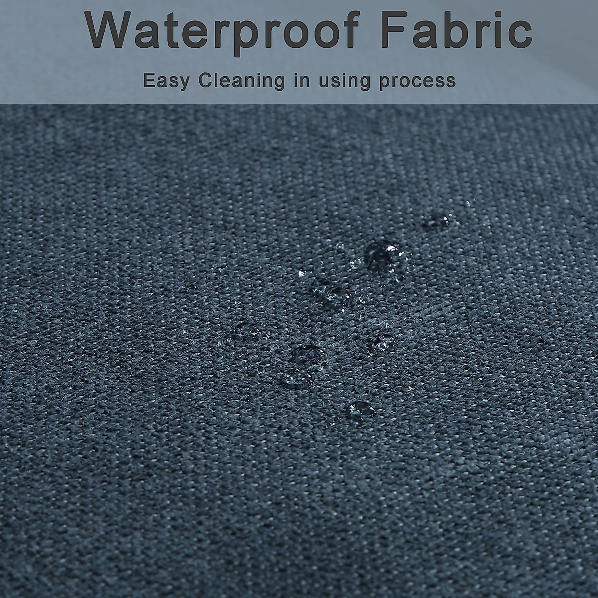 Plococo 3 Seat Sofa Couch with Thick Cushion,3 Person Sofa with Waterproof Fabric,3 Seat Mid-Century Modern Couch with USB Port for Apartment Living Room Office,Blue