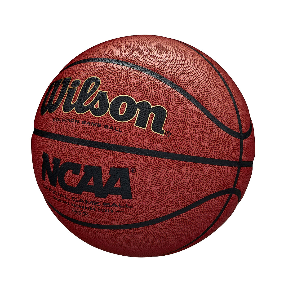 WILSON Sporting Goods NCAA Official Game Basketball, Intermediate - 28.5", Orange (1B0701R)