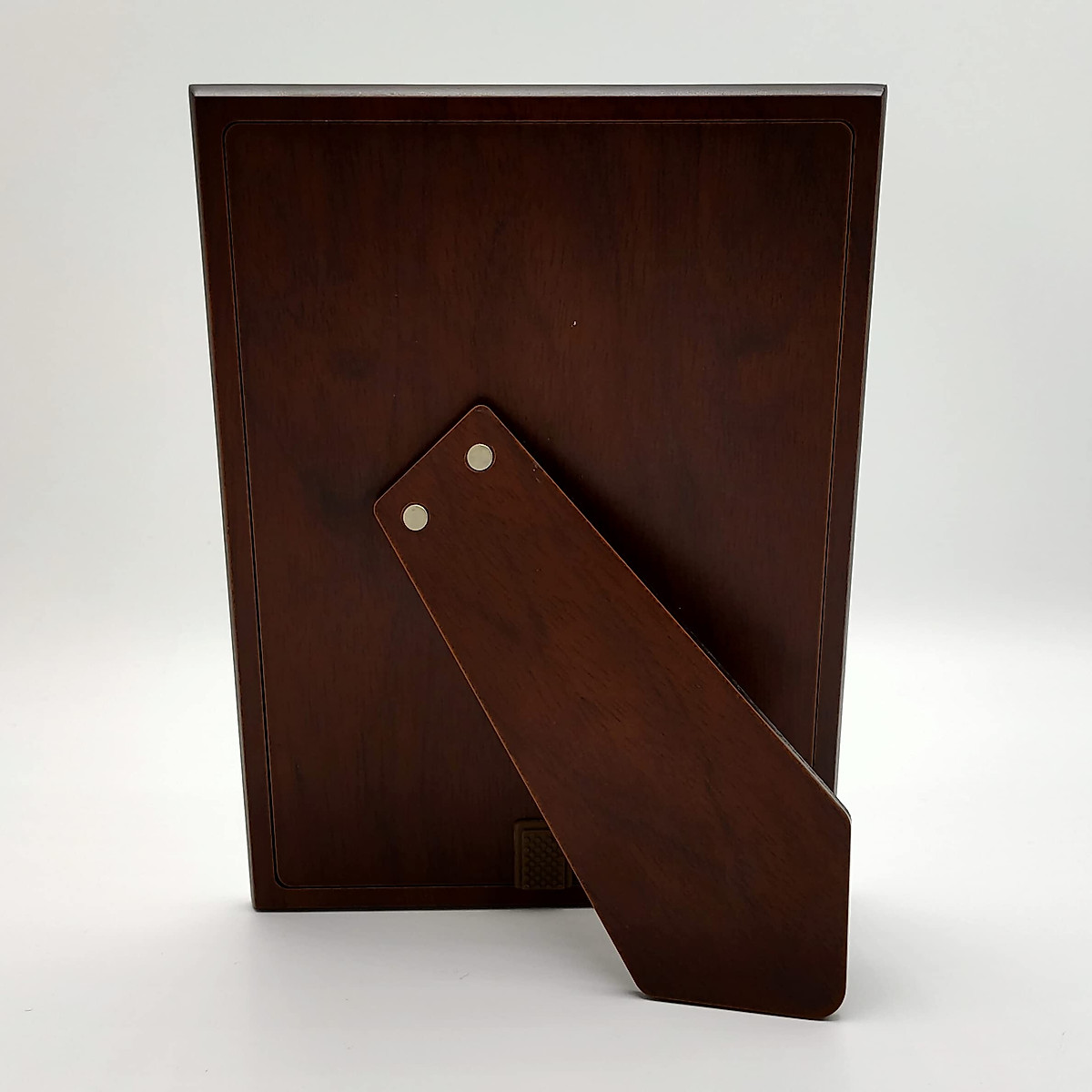 SEC OF FLORENCE 7"x5" in Hallmarked Solid Sterling Silver 925 Photo Picture Frame with Mahogany Wood Back 7370/13X18