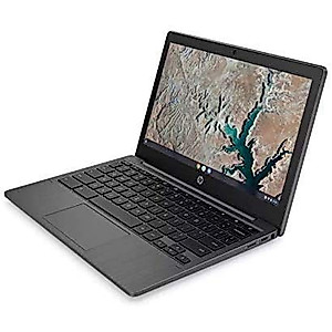 HP Chromebook 11.6" HD (1366 x 768) Anti-Glare Laptop, MediaTek MT8183 Octa-Core, 4 GB RAM, 32 GB eMMC, Media Card Reader, Wi-Fi, Bluetooth, Webcam, Chrome OS, Ash Gray
