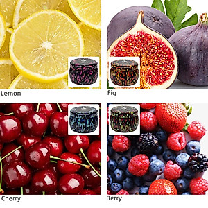 Scented Candle Set, Stress Relieving, Meditation, Candles for Home, 4 Pack Aromatherapy Handmade Soy Wax Luxury Fragrance Oil Scented Candle