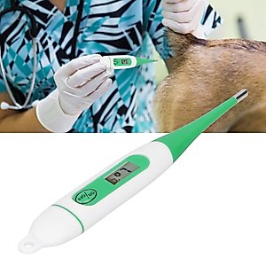 LCD Animal Thermometer, High Sensitivity Animal Thermometer with LCD for Sheep for Horses for Cattle