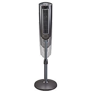 Lasko 2535 52" Oscillating Pedestal Fan, 52 Inch, Silver Gray