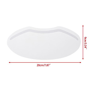 LWBTOSEE Clear Disposable Face Shield, for Shower Haircut Hairspray and Eyelash Extensions Eye Eyebrow Eyelid Surgery Aftercare (100 PCS)