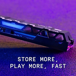 WD_BLACK 1TB SN850 NVMe SSD for PS5 Consoles Solid State Drive with Heatsink - Gen4 PCIe, M.2 2280, Up to 7,000 MB/s - WDBBKW0010BBK-WRSN