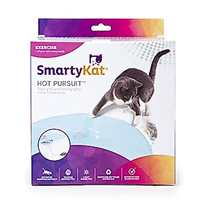 SmartyKat Hot Pursuit Electronic Concealed Motion Cat Toy, Battery Powered - Blue, One Size