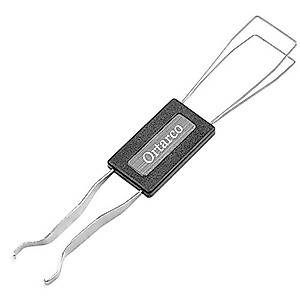 Ortarco Keycap Puller for Mechanical Keyboard Stainless Steel Keycap Remover Tool Fixing Keyboard Black