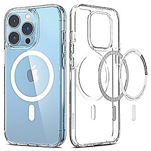 Spigen Ultra Hybrid Mag (MagFit) Compatible with MagSafe Designed for iPhone 13 Pro Case (2020) - White