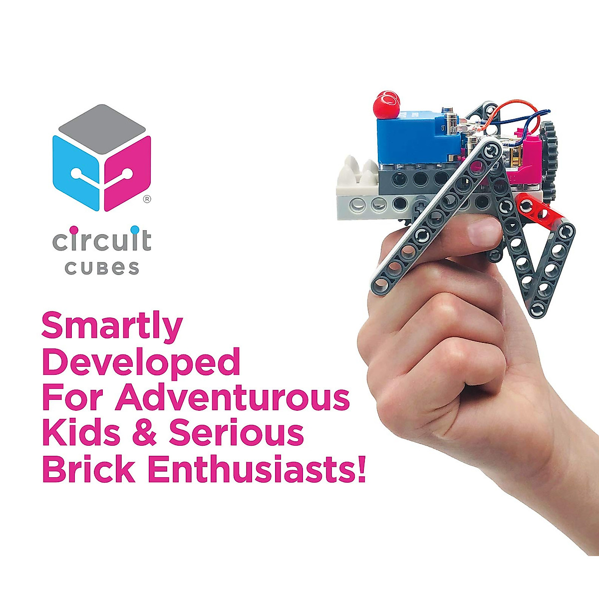 Circuit Cubes Mechs Move! Multi-Creature Mobility Launch Kit - Engineering STEM Kit for Children and Adults